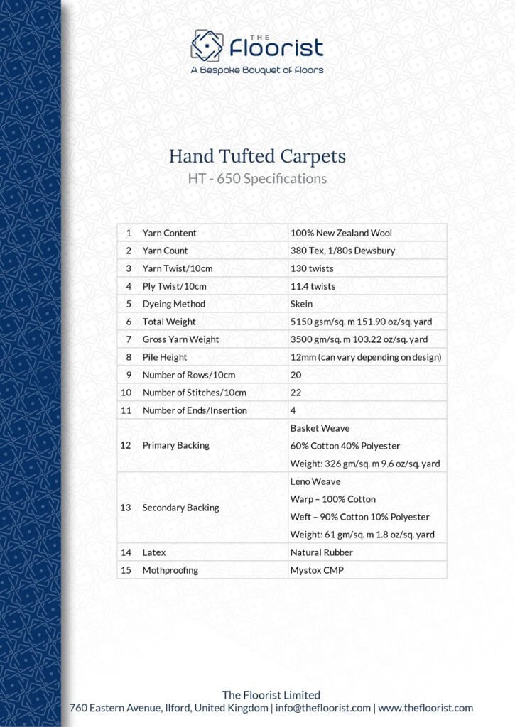 Hand Tufted Carpets | The Floorist - high quality flooring solutions